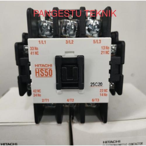 Jual Contactor Hitachi HS50 220V | Contactor Hitachi HS-50 220V - Kota ...