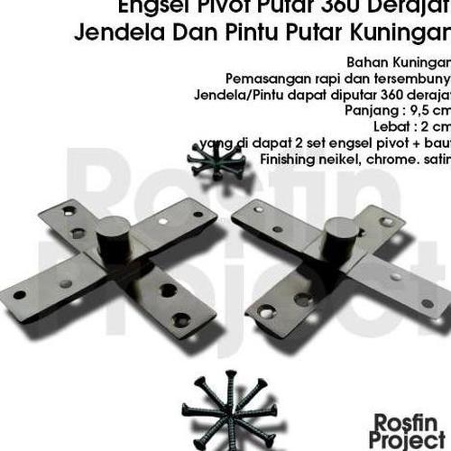 Jual Engsel Pivot Putar 360 Derajat Jendela Dan Pintu Putar Kuningan SJ ...