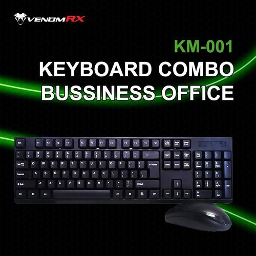 Jual VenomRX Keyboard Mouse Combo KM-001 Venom RX KB Mouse USB Office ...