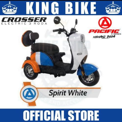 Jual Sepeda Motor Listrik PACIFIC CROSSER Roda Tiga Electric E Bike 500 ...