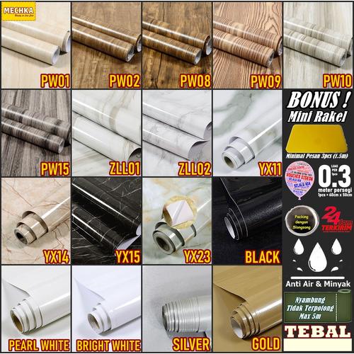 Promo PVC Deco Sheet Wallpaper Stiker Dapur Kitchen Meja Furniture hrg ...