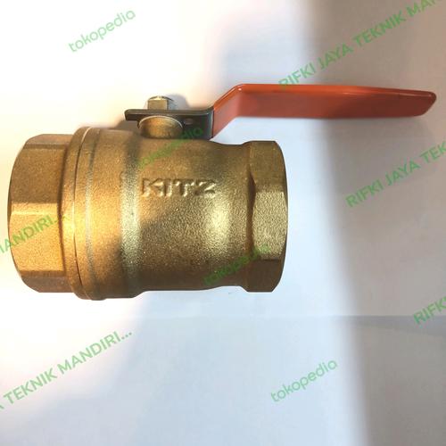 Jual BALL Valve kitz/stop kran kitz Kuningan 2inch /400WOG DRAT ...