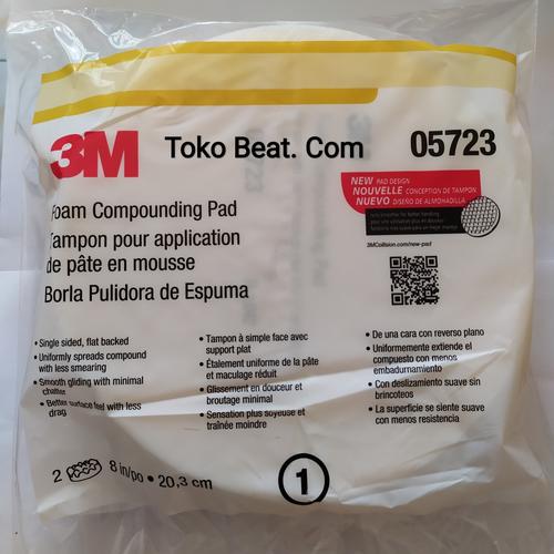 Jual 3M 5723 foam compounding pad / Busa Poles Warna Putih 8 Inch - Kab ...