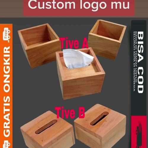 Jual kotak tisu kayu minimalis box tisu kayu tempat tisu kayu minimalis ...