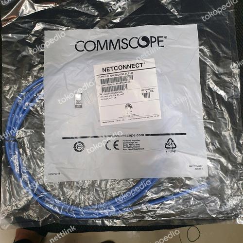 Jual COMMSCOPE Patch cord CAT 6 3M / Patch cord UTP cat 6, 7 feet Biru - 3 meter - Jakarta Pusat ...
