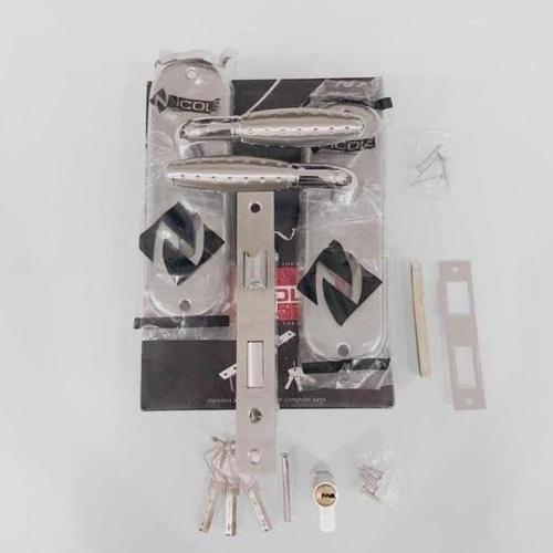Jual Gagang Handle Pintu Rumah Kunci ukuran Kecil Nicole Sapphire ...