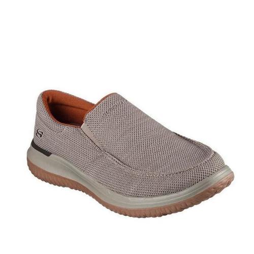 Jual SKECHERS DEL ARRAY MENS SLIP ON SHOES - TAUPE - 41 - Kota ...
