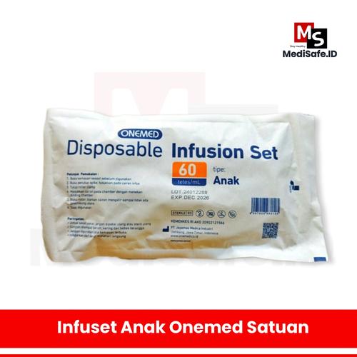 Jual Infuset Anak Onemed Alat Infus Infusion Set Satuan - Kab. Malang ...