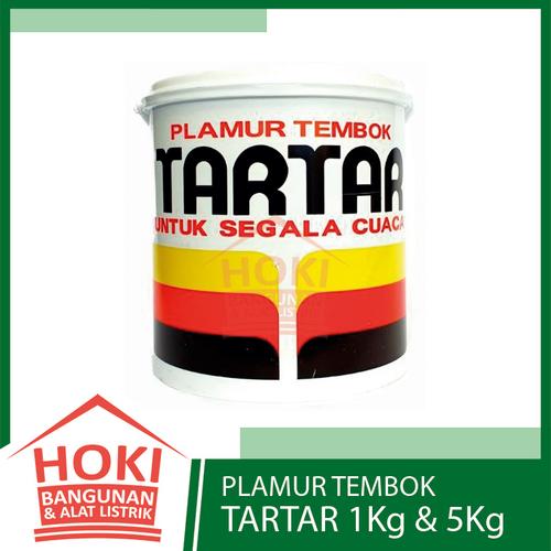 Jual PLAMIR TEMBOK TARTAR 1Kg & 5Kg Plamur Dempul Penutup Retak Wall ...