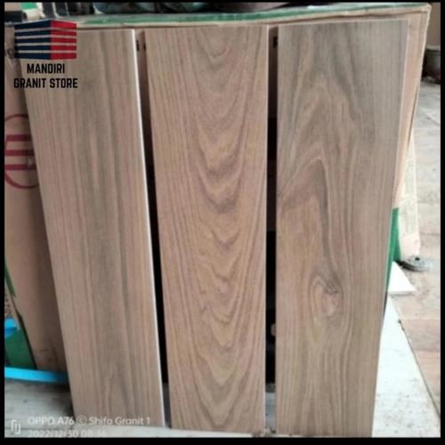 Jual geratit keramik lantai dingding motif kayu 15x60 roman jati bruno - Kab. Bogor - AZMI ...