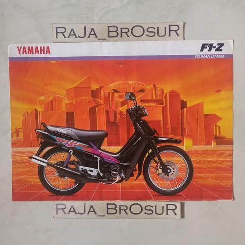 Jual Poster brosur katalog leaflet jadul lawas Yamaha F1Z Force 1Z 1995 - Kab. Langkat ...