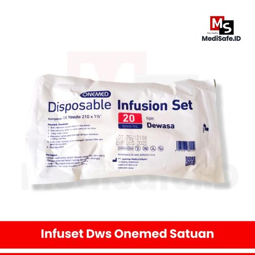 Jual Infuset Dewasa Onemed Alat Infus Infusion Set Satuan - Kab. Malang ...