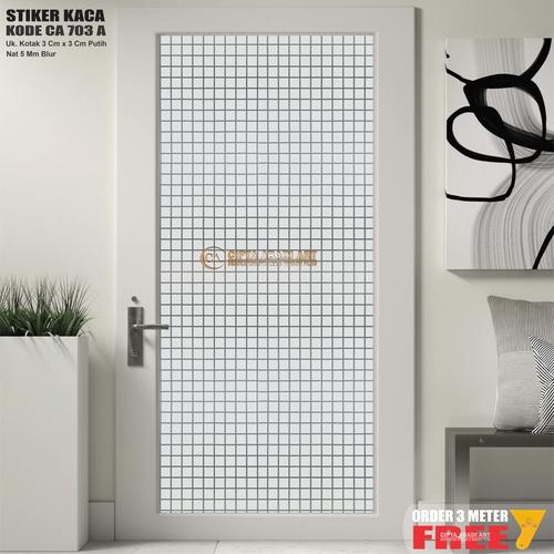 Jual Stiker Kaca Motif Kotak Putih L-90 - LEBAR 45 CM - Kota Bekasi ...