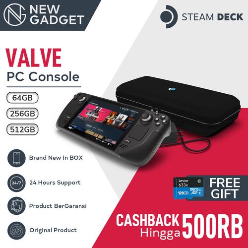 Jual Steam Deck Valve Handheld Gaming 512GB 256GB 64GB PC Portable ...