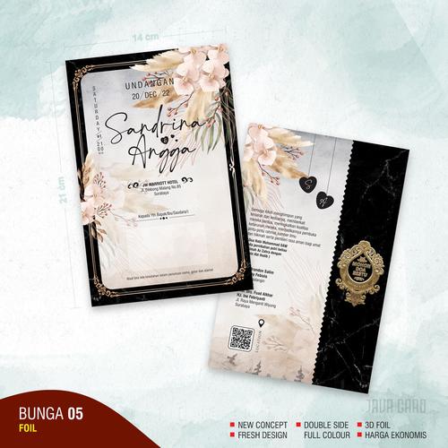 Jual Bunga 05 (Foil) Blanko Undangan | Blangko Undangan | Undangan ...