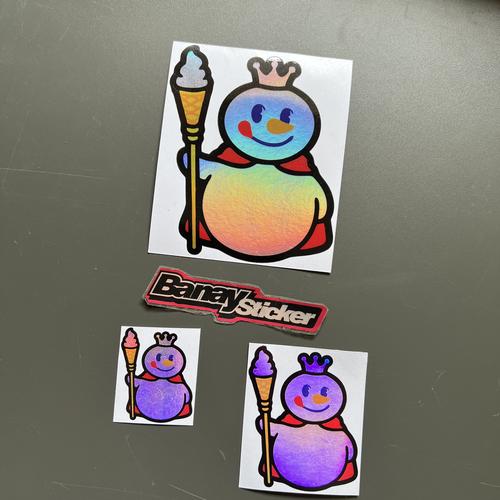Jual Sticker MIXUE Stiker Logo Ice Cream MIXUE Princutt - Hologram, 5x4 ...