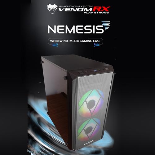 Jual VenomRX Nemesis M-ATX Acrylic Micro ATX Gaming Case - 2x 120mm RGB ...