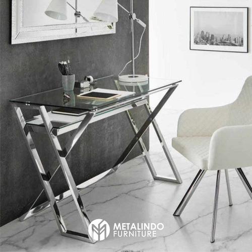 Jual meja kerja stainless steel table, meja kerja minimalis MODERN ...
