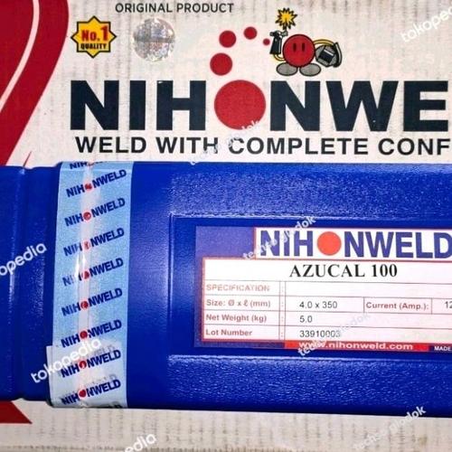Jual NIHONWELD AZUCAL 100 kawat las industri gula/sugar rod (harga per ...