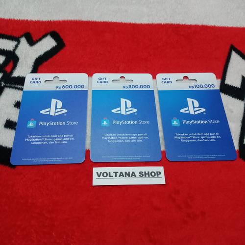 Jual PSN 1000K 1.000.000 GIFT CARD Wallet Playstation Indonesia PS4 PS5 ...
