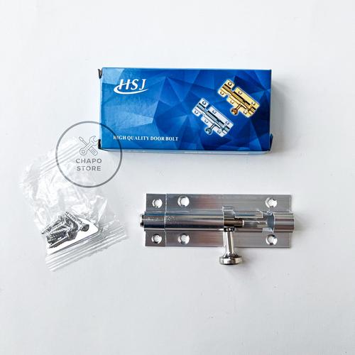 Jual Grendel gerendel aluminium HSJ 3 inch grendel pintu jendela lemari ...