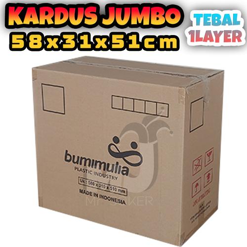 Jual Kardus Besar 58x31x51 Tebal Pindahan Packing Kotak Box Bekas Jumbo ...