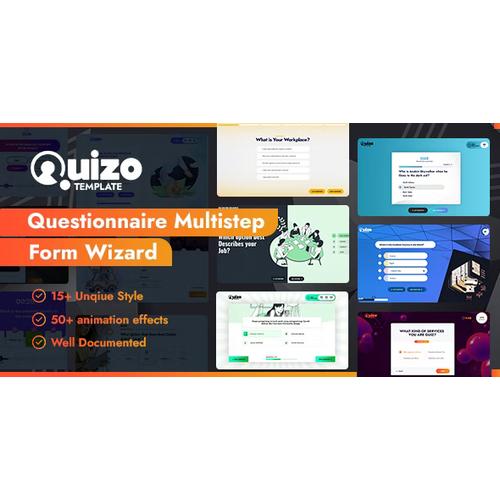 Jual Quizo - Bootstrap Questionnaire Multistep Quiz Wizard HTML ... Jual Quizo - Bootstrap Questionnaire Multistep Quiz Wizard HTML ...