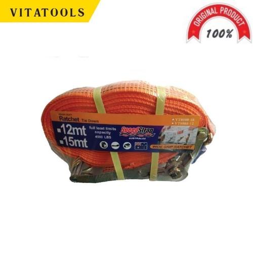 Jual SPEED STRAP TALI IKAT BARANG RATCHET TIE DOWN 2 TON X 12 METER ...