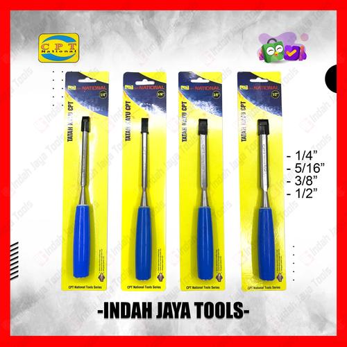 Jual CPT NATIONAL Tatah Pahat Kayu 1/4 5/16 3/8 1/2 Inch - Wood Chisel ...
