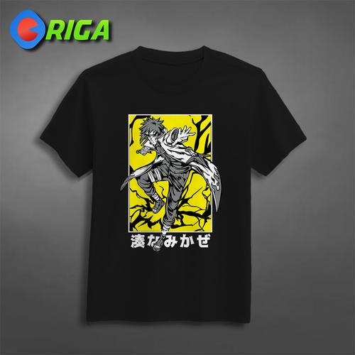 Jual ORIGA 1103 - Kaos NARUTO - MINATO NAMIKAZE - Anime - Hitam, S ...