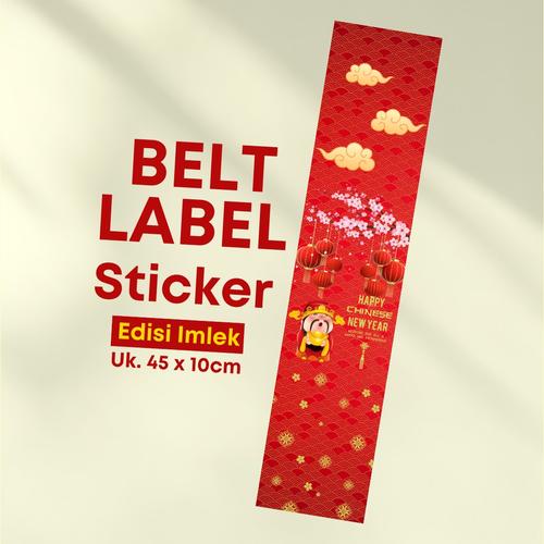 Jual STIKER / PAPER / KERTAS BELT LABEL / VERTIKAL 45 x 10cm - CNY ...