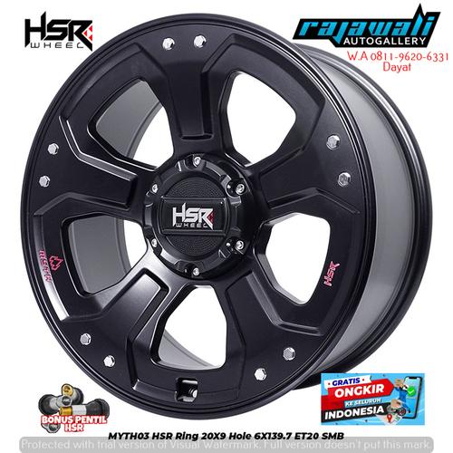 Jual VELG MOBIL PAJERO SPORT DMAX TRITON PRADO RANGER HSR MYTH03 RING ...