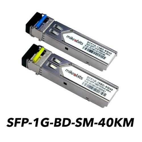 Jual Mikrobits SFP-1G-BD-SM-40KM , 1G SFP Bidi Transceiver 40KM ( 1 ...