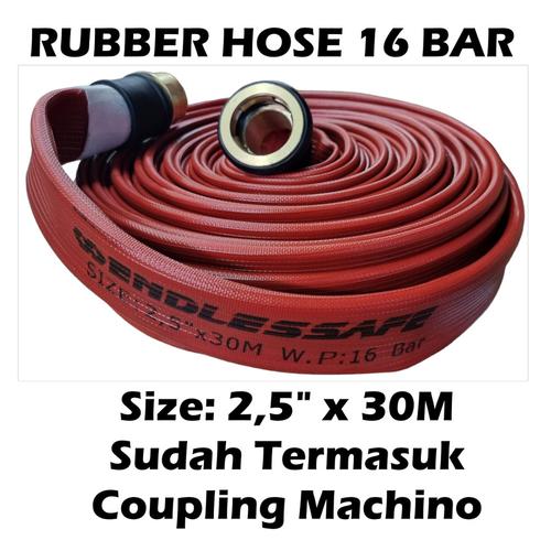 Jual Fire Hose Rubber 2,5"x30m Selang Pemadam hydrant JETSTAR / JET ...