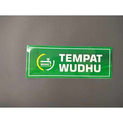 Jual Sticker Tempat Wudhu | STIKER TEMPAT WUDHU DI MASJID/MUSHOLA - Kab ...