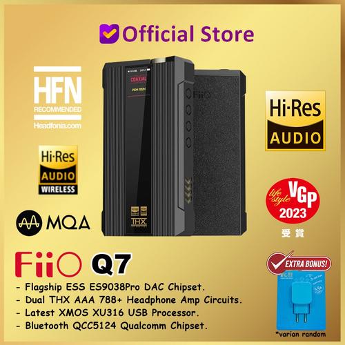Promo FiiO Q7 Q 7 Portable Flagship MQA Balanced HiFi Desktop DAC Amplifier Cicil 0% 3x ...