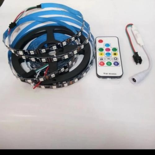 Jual lampu led strip rgb +remote 1 roll 5 meter DC 12V - Kota Tangerang ...