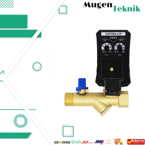 Jual 1/2" OPT-B Solenoid Valve Timer Auto Drain 16Bar 230 Vac Split ...