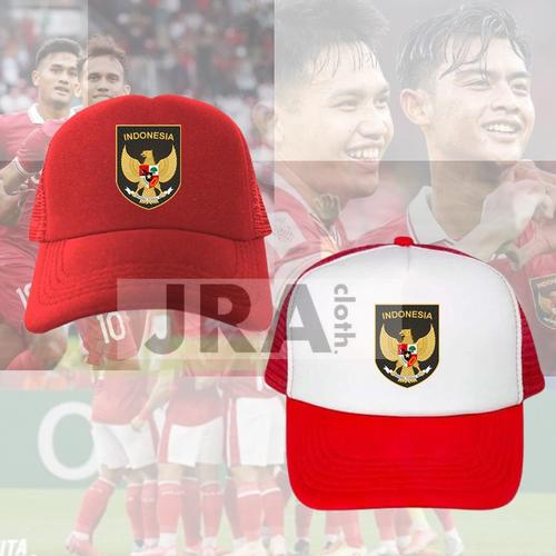 Jual TOPI TRUCKER CAP TIMNAS INDONESIA NATIONAL TEAM - Merah Putih ...
