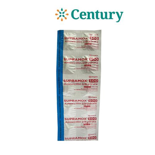 Jual SUPRAMOX 500MG 1 STRIP 10 KAPSUL/ AMOXICILLIN/ ANTIBIOTIK ...