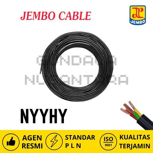 Jual kabel listrik serabut NYYHY 4x1.5 mm JEMBO hitam - NYYHY 4 x 1.5 4x1,5 - 50 meter - Jakarta ...