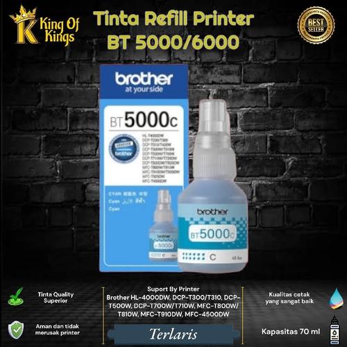 Jual TINTA REFFIL PRINTER BROTHER BT 5000-6000 PREMIUM VARIAN WARNA ...