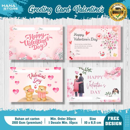 Jual GREETING CARD HAPPY VALENTINE'S DAY / KARTU UCAPAN VALENTINE - VD-01 - Kota Surabaya - Hana ...