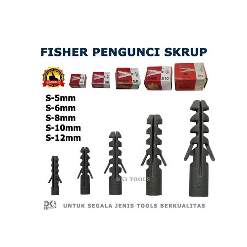 Jual Fisher Piser Pengencang Skrup S5 S6 S8 S10 S12 5 6 8 10 12 mm 1 ...