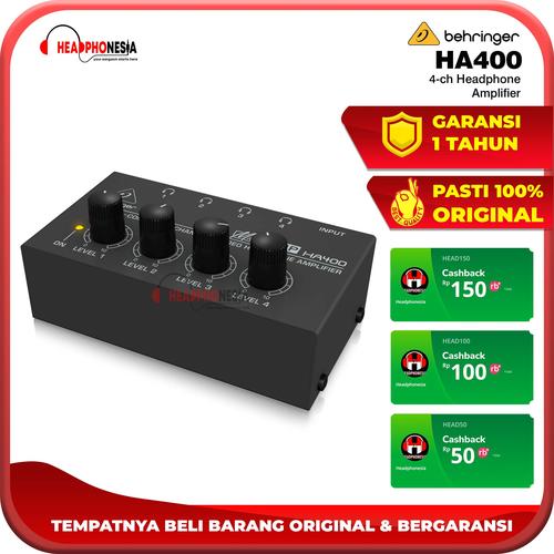 Jual Behringer HA400 HA 400 - 4 Channel Stereo Headphone Amplifier ...