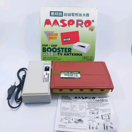 Jual Boster Antena Tv Maspro / Booster Maspro Komplit WB 58 TG Atas ...