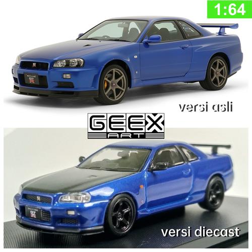 Jual 1/64 Stance Hunters - Nissan Skyline GT-R R34 V-Spec II "Carbon ...