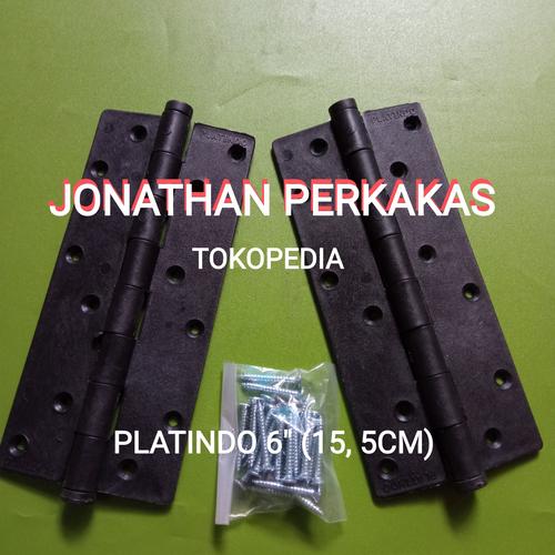 Jual engsel pintu kamar mandi pvc 6" (15, 5cm) warna hitam - Jakarta ...