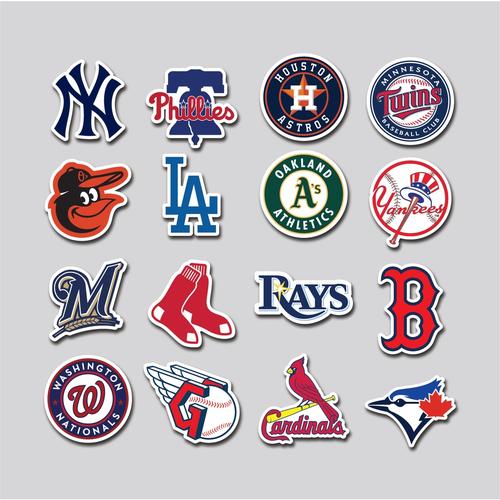 Jual Stiker Laptop MLB Logo Team Murah Sticker Pack Sticker Vynil ...