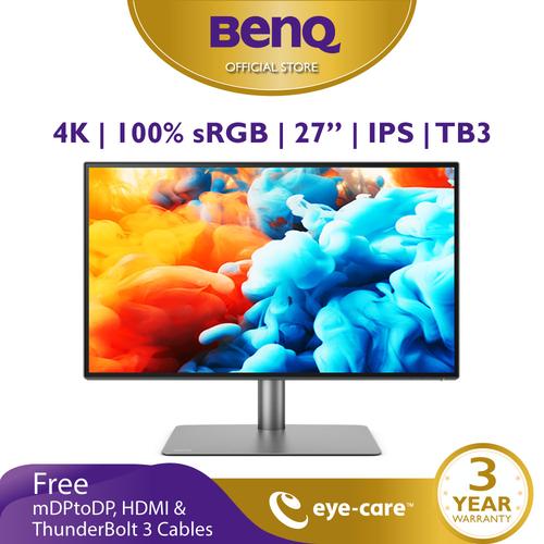 Promo Monitor 4K BenQ PD2725U 27 inch IPS TB3 Professional Desainer ...